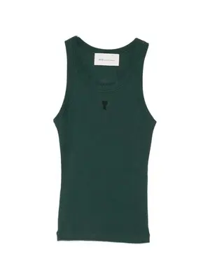 AMI Paris Adc Tank Top - Green