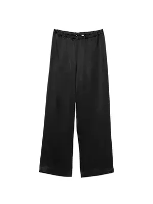 RÓHE Satin Trousers - Black