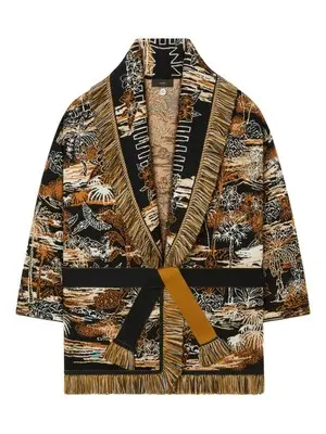 Alanui Lost In The Blue Cardigan - Brown