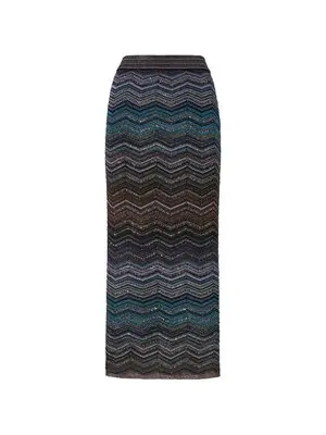 Missoni Chevron Midi Skirt