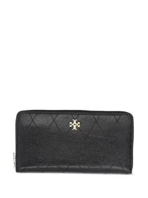 Tory Burch Charlie Quilted Zip Continental Wallet