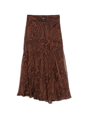 Etro Paisley Print Skirt