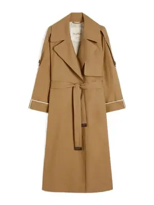 Max Mara Belted Trench Coat - Brown