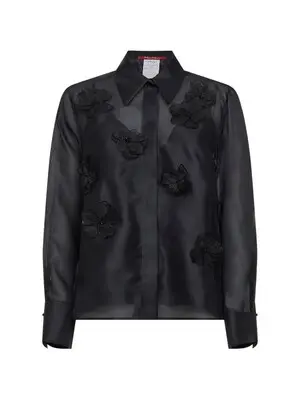Max Mara Agi Silk Shantung Shirt