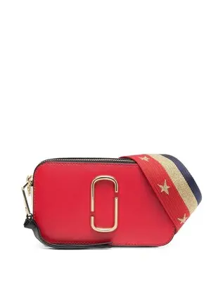 Marc Jacobs Leather Cross Body Bag - Red