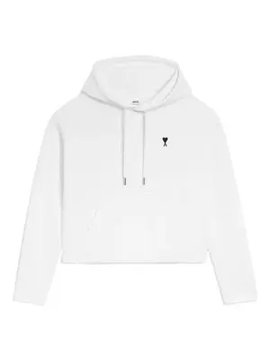AMI Paris Adc Hoody - White