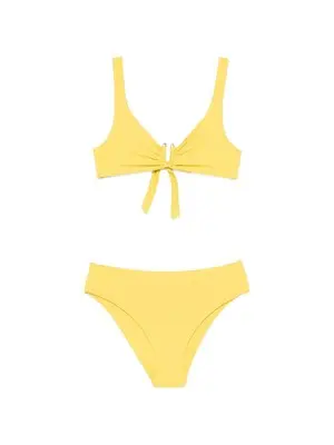 FISICO Metallic Detail Two Piece Bikini - Yellow