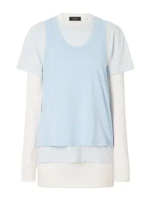 Wardrobe.NYC Layered Tee Mini Dress