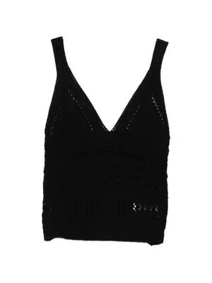 Alpha Studio Crochet Top - Black