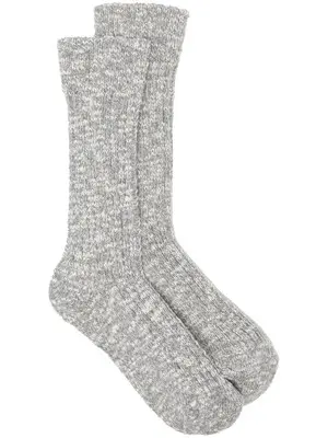 BIRKENSTOCK Ribbed Socks - Gray