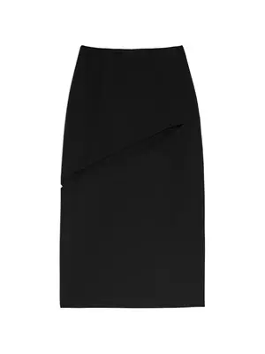 JIL SANDER Cut Out Midi Skirt