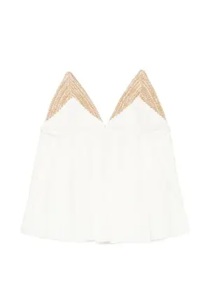 ROSANNA OCAMPO Bahia Mini Dress - White