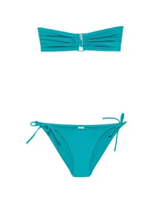 ERES Eres Show Bandeau Slip Two Piece Bikini Light Blue