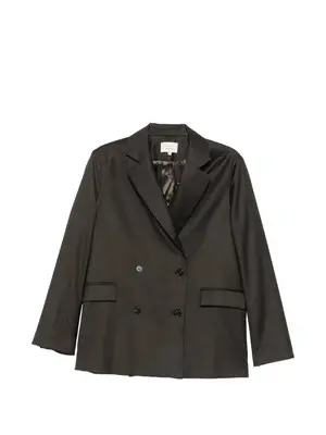 Loulou De Saison Donau Virgin Wool Jacket - Brown