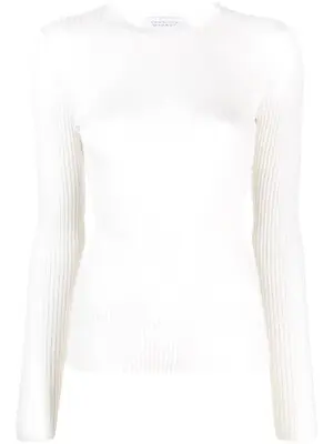 Gabriela Hearst Browning Knit Sweater - Beige