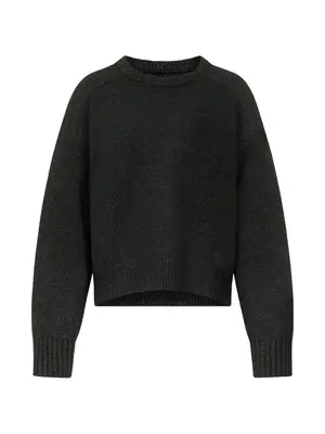 Loulou De Saison Breha Crew Neck Pullover - Gray