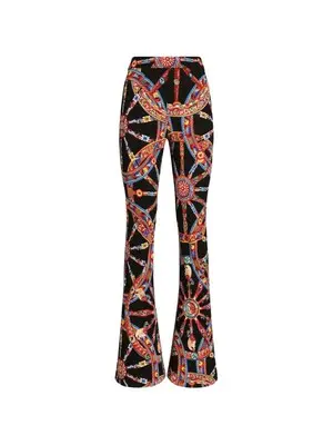 Dolce & Gabbana Carretto Print Trousers - Black