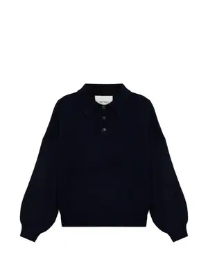 LISA YANG Etta Cashmere Polo Sweater