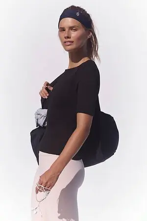 Free People Circuit Ribbed Tee - Black