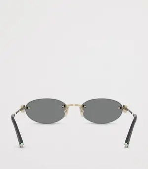 Tiffany & Co. Metal Tf3119d Oval Sunglasses