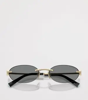 Tiffany & Co. Metal Tf3119d Oval Sunglasses