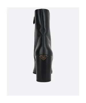 Prada Triangle-logo High-heeled Boots