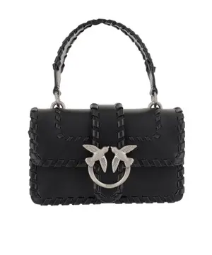Pinko Leather Mini Love Bag - Black