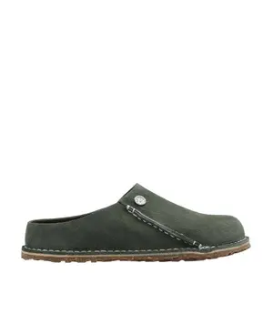BIRKENSTOCK Zermatt Suede Clogs - Green