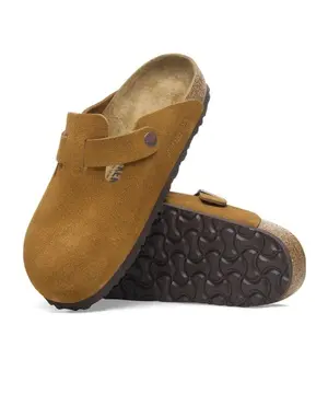 BIRKENSTOCK Boston Buckle Detailed Slip-on Mules