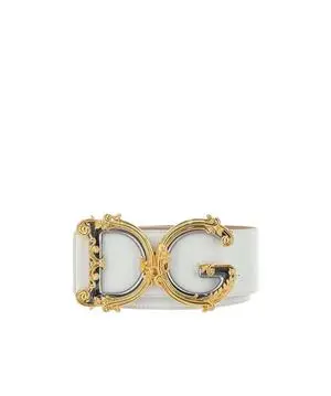 Dolce & Gabbana Baroque Dg Logo Belt