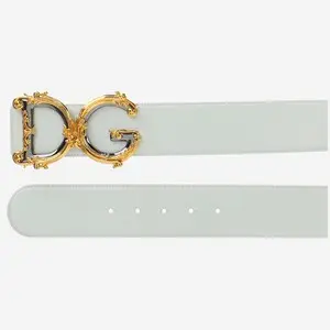Dolce & Gabbana Baroque Dg Logo Belt