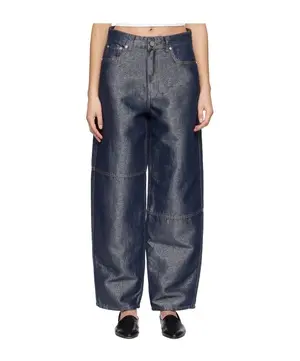 GANNI Stary Belt Loop Jeans - Black