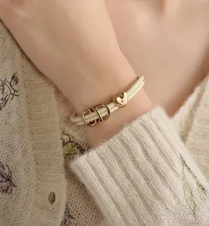 Dior Saddle Leather Bracelet