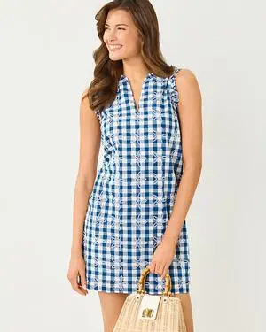 Lilly Pulitzer® Kavalla Popover Dress - Navy