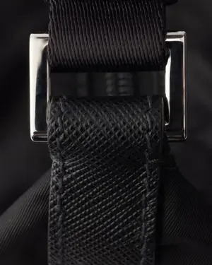 Prada Re-nylon And Saffiano Leather Shoulder Bag