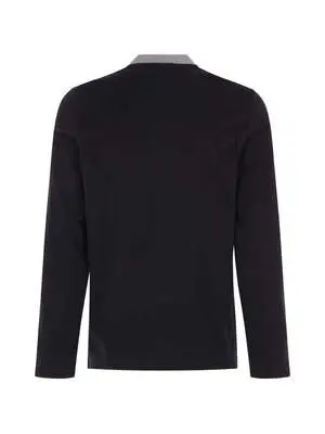 Brunello Cucinelli Logo Embroidered Long-sleeved Polo Shirt