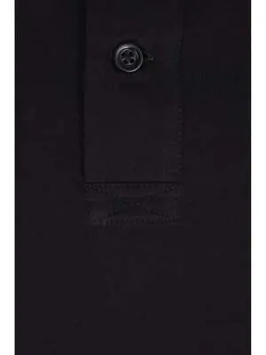 Brunello Cucinelli Logo Embroidered Long-sleeved Polo Shirt