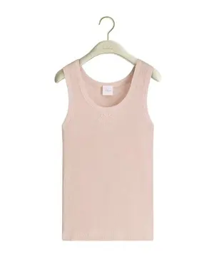 Dior Embroidered Fitted Tank Top