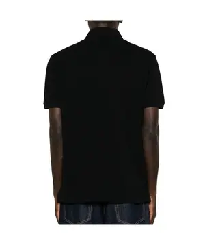 Etro Pegaso-embroidered Polo Shirt - Black