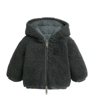 Dior Baby Reversible Hooded Jacket - Dark Gray