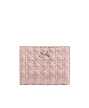 Dior Baby Bow Begonia Wallet - Pink