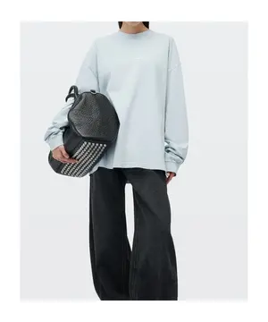 Alexander Wang Logo Print Long Sleeve Tee - No