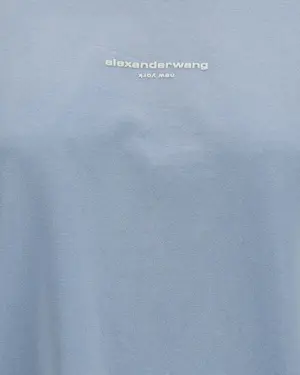 Alexander Wang Logo Print Long Sleeve Tee
