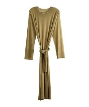 UMA WANG Debi Dress - Tan