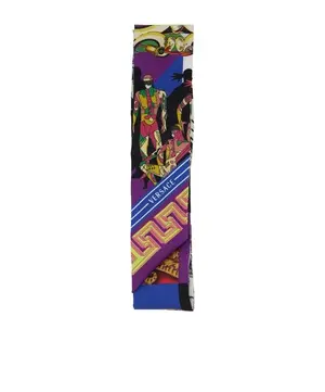 Versace Printed Silk Twill Ribbon - Multicolor