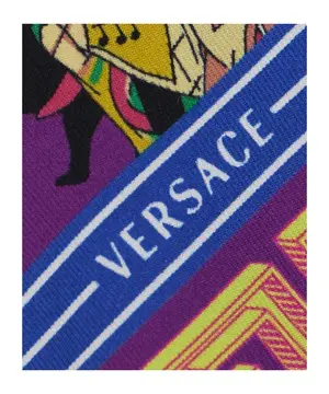 Versace Printed Silk Twill Ribbon - Multicolor