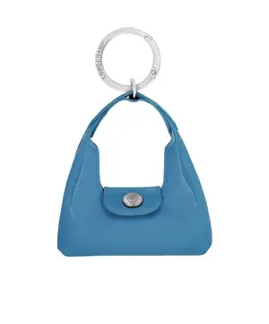 Longchamp Le Pliage Xtra Key Ring - Bright Blue