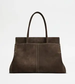 TOD'S Suede Pocket Tote Bag