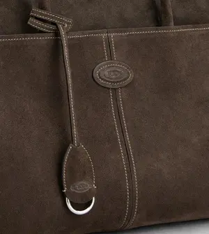 TOD'S Suede Pocket Tote Bag