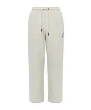 Off-White Elastic-waist Athletic Pants - Grey
